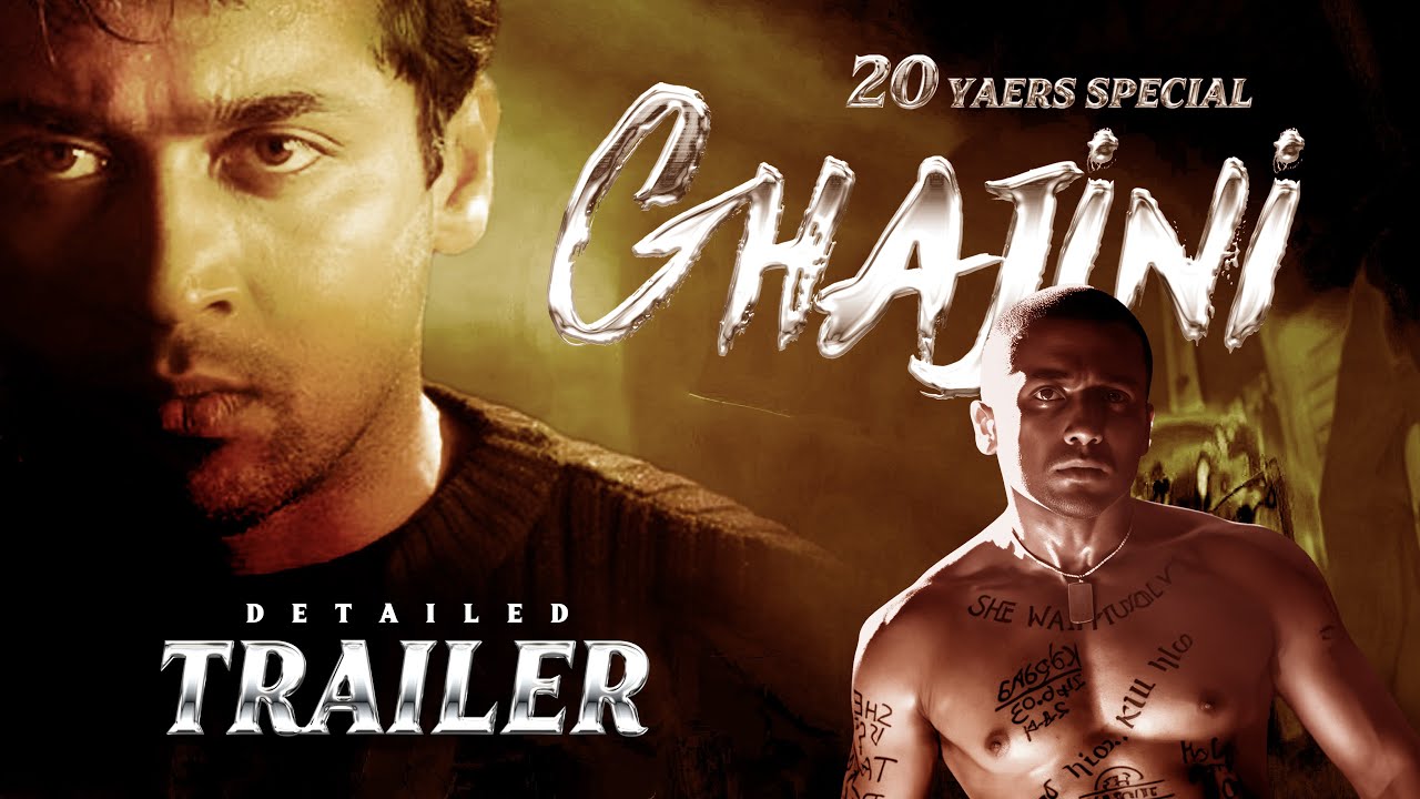 Ghajini Detailed Trailer | 20 Years Of Ghajini Special | Suriya | A R ...