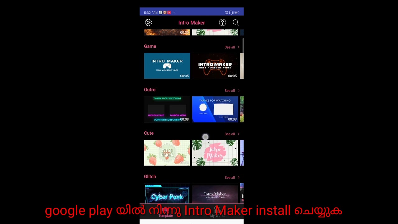 How to Create a Video Intro for youtube for Free - YouTube