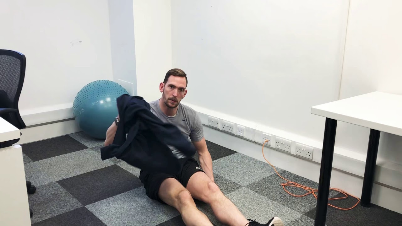 Double legged Hamstring Stretch - YouTube