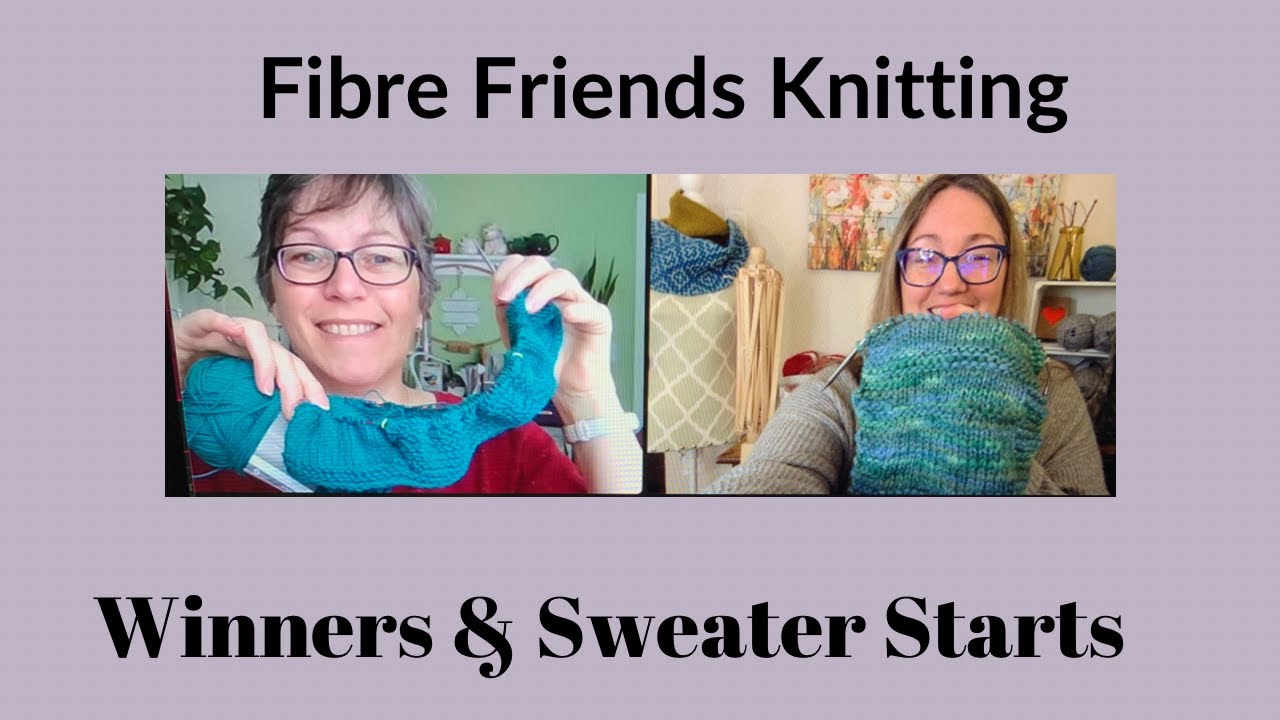 Fibre Friends Knitting Podcast - Mosaic Winners + Sweater Starts - YouTube