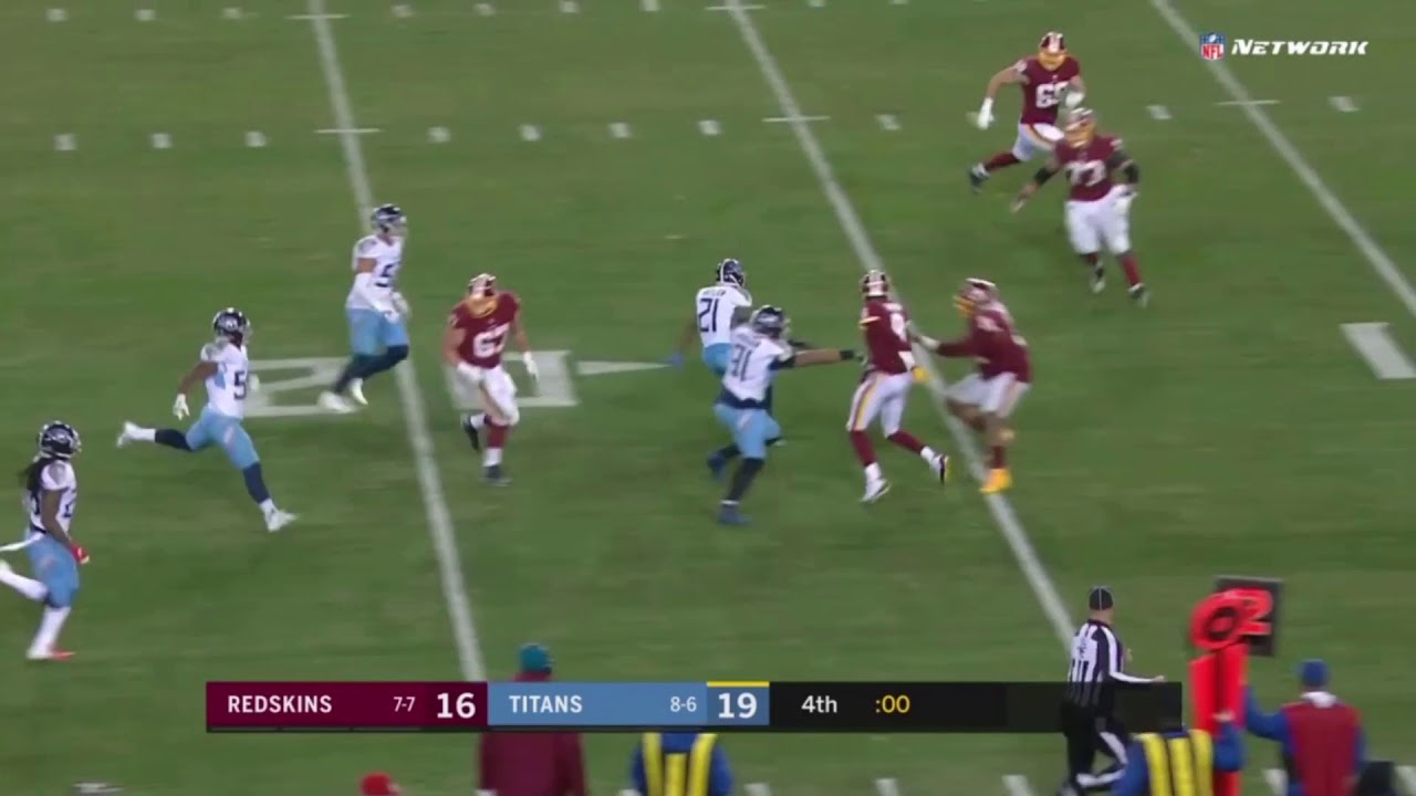 Malcolm Butler Closes Out The Game With Pick 6 | Redskins vs. Titans ...