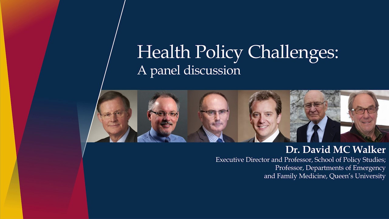 Health Panel Discussion - Queen's Policy Speaker Series (Nov. .9, 2017 ...