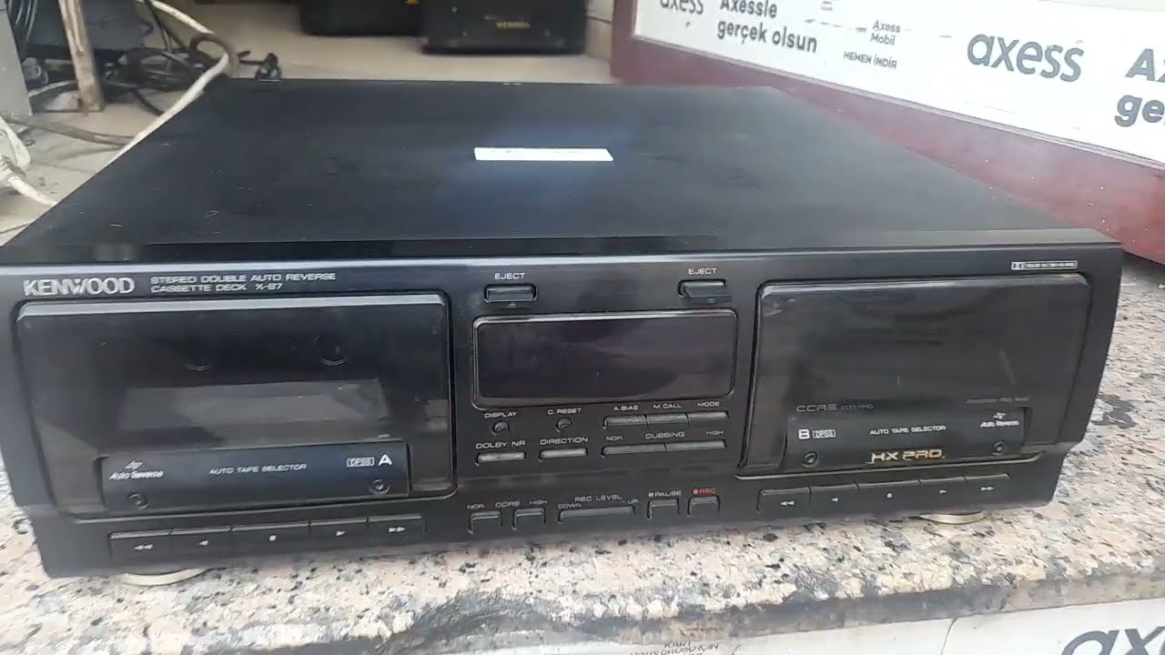 Kenwood HX PRO Casette Deck X-87 By DJ MAD SOUND LIGHT SYSTEM MARMARİS ...