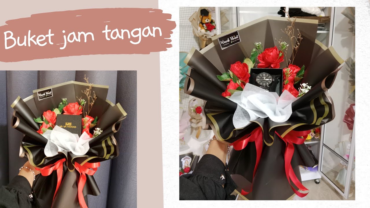Buket Jam Tangan || Cara membuat Buket Jam Tangan terbaru - YouTube