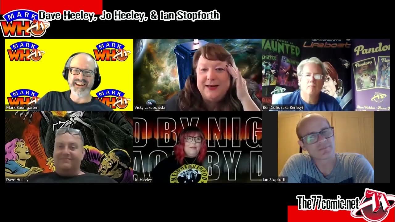 MarkWHO77 Ep 9: THIS COMIC IS HAUNTED No.3 Dave Heeley, Ian Stopforth and Jo Heeley - YouTube