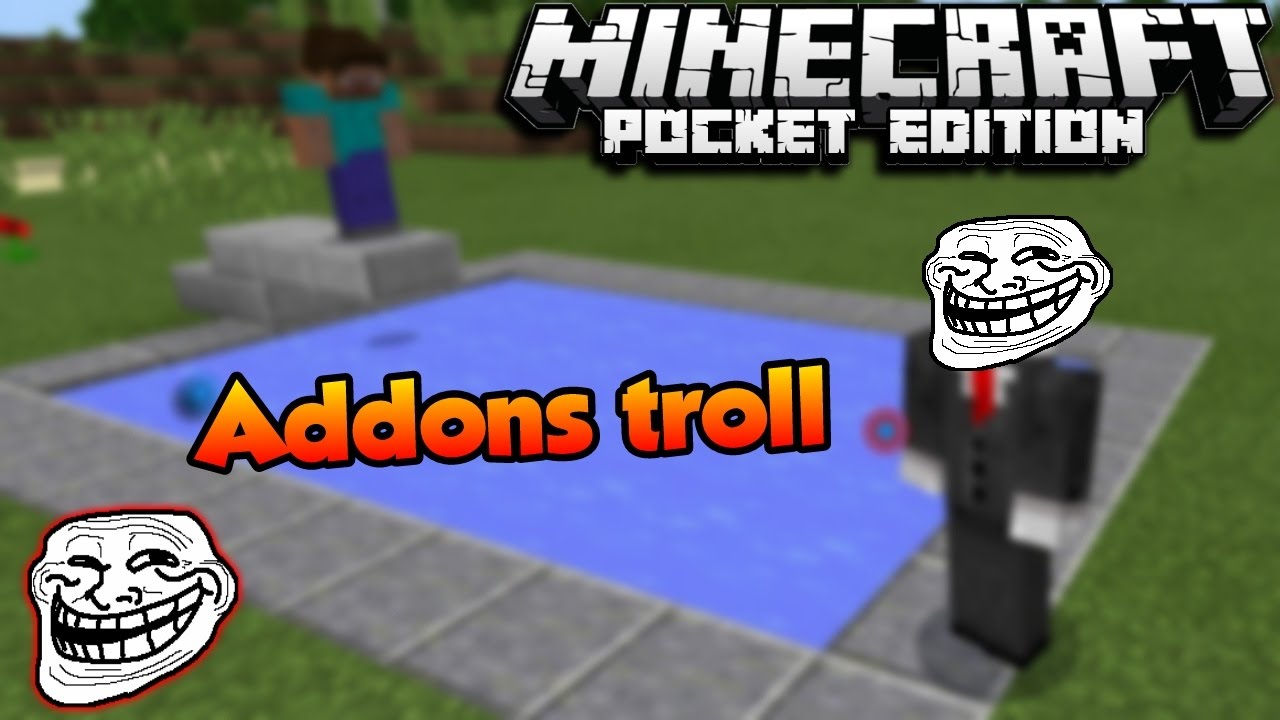 ADDONS TROLL PARA MINECRAFT PE || TROLLCRAFT - MINECRAFT PE 1.0 - YouTube