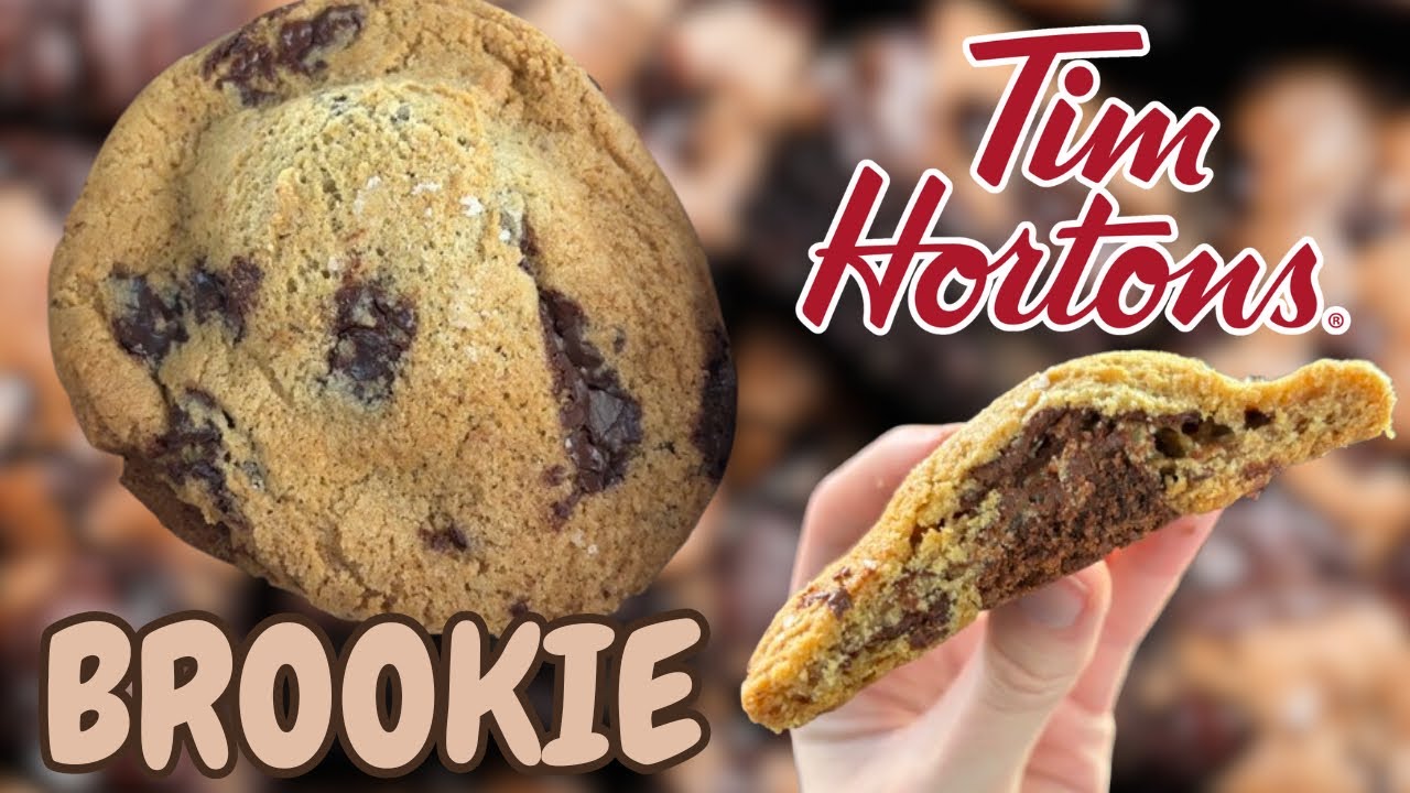 Tim Hortons NEW Brookie - Taste Test - YouTube