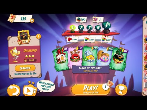 ANGRY BIRDS 2 WINNING STREAK ARENA BATTLE COMPLETE 5 STREAK #261222 - YouTube