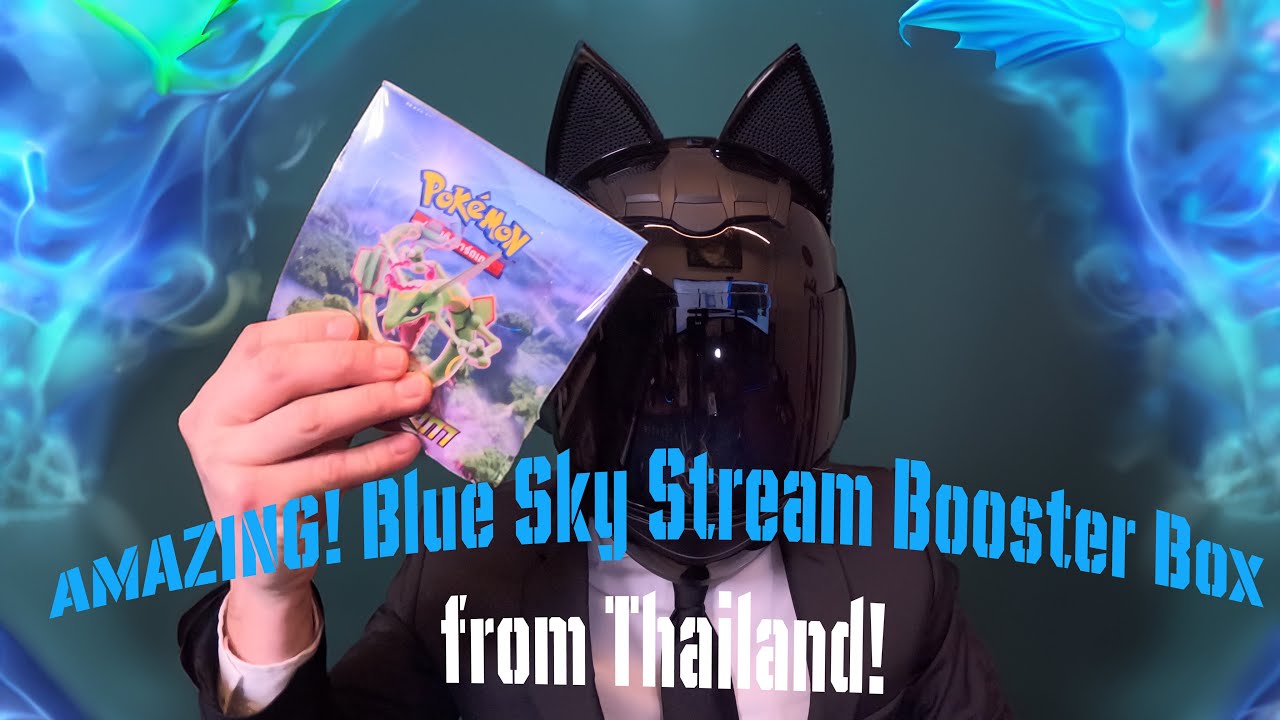 Epic Unboxing: Blue Sky Stream Pokemon Booster Box from Thailand! - YouTube