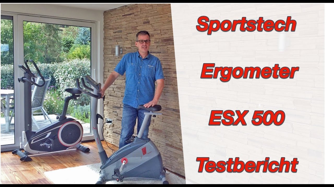 Sportstech Ergometer ESX 500 im Test - YouTube