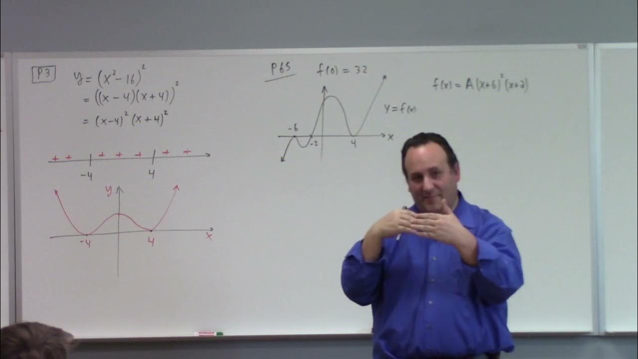College Algebra: graphing polynomials and rational functions, 3-28-23 ...