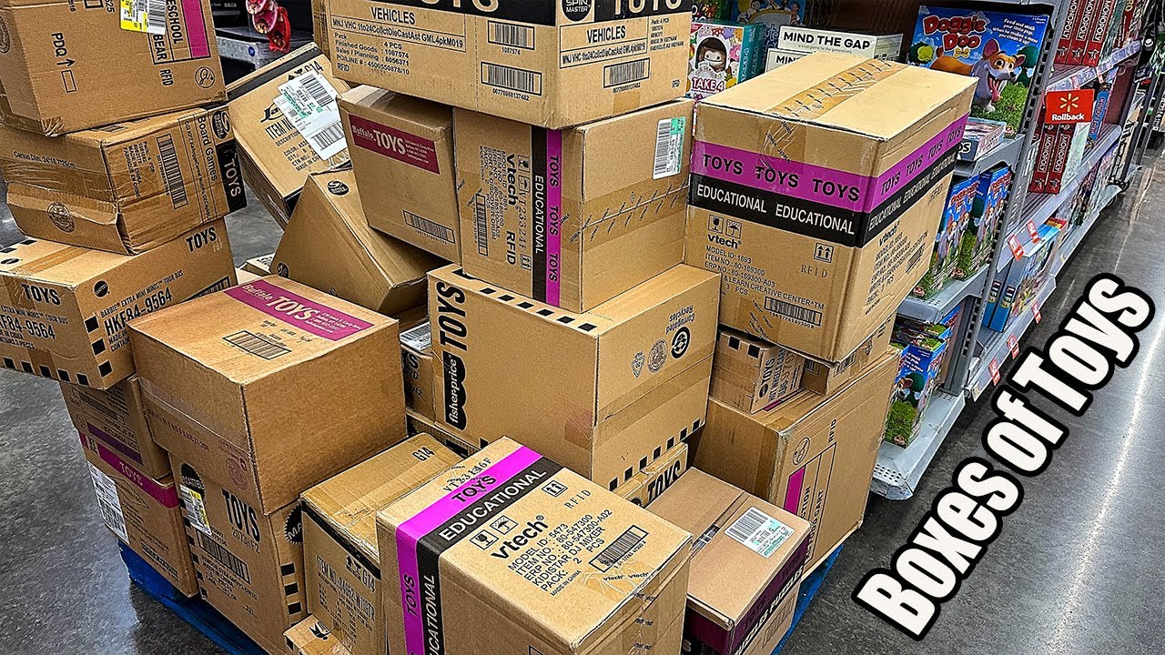 Lots of Boxes of Toys | Target and Walmart Toy Hunt - YouTube