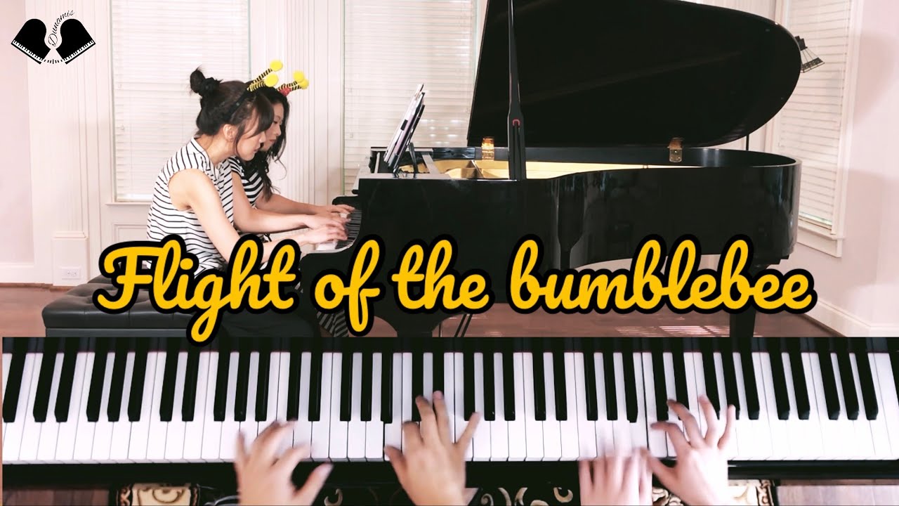 Flight of the bumblebee (왕벌의 비행) | Piano Duet - YouTube