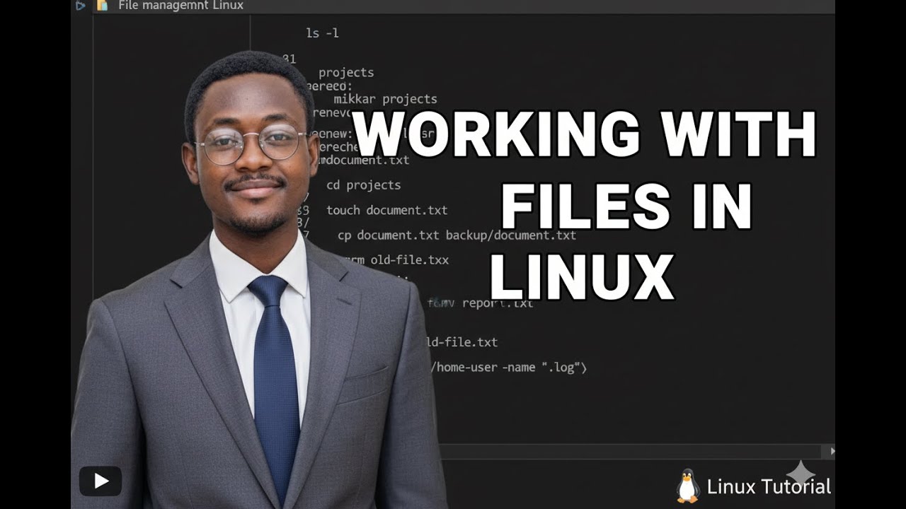 Master Working with files in Linux - YouTube