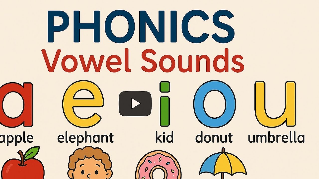 Phonics Fun with vowels sound! - YouTube