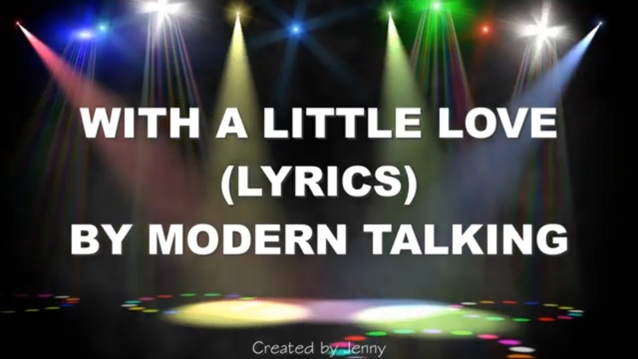 WITH A LITTLE LOVE - YouTube