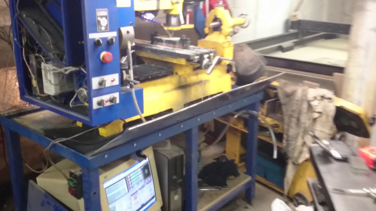 Shop master patriot cnc cutting - YouTube