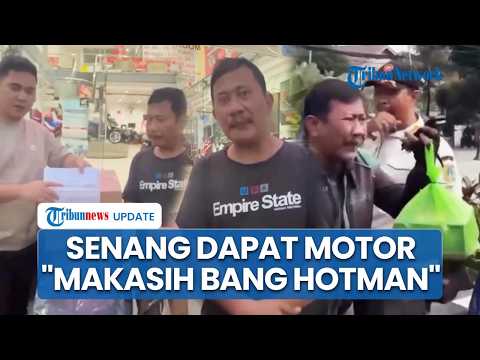 Driver Ojol Sulis Terharu Dapat Hadiah Vario dari Hotman Paris seusai Motor Diangkut Dishub Jaktim