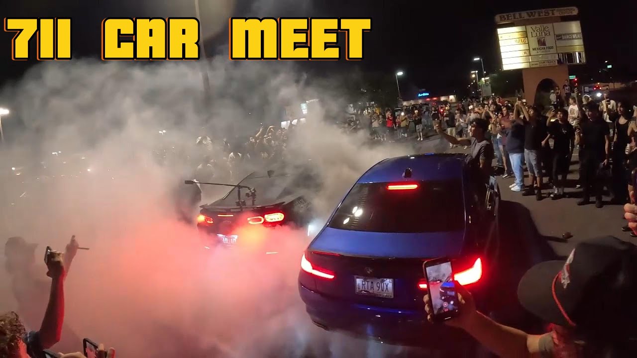 711 CAR MEET (SHUT DOWN!) - YouTube