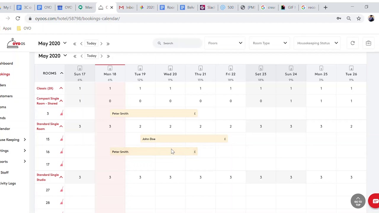 OYO OS -Change Room Category using Booking Calendar - YouTube