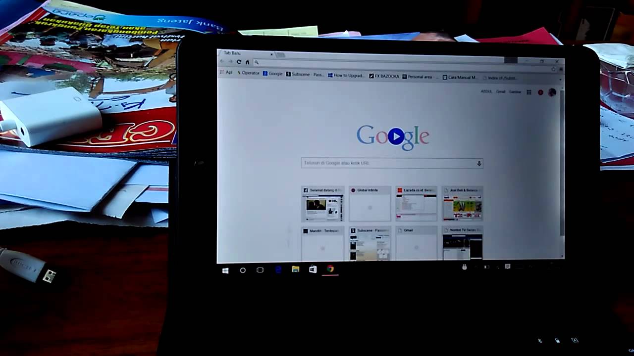 HDMI to VGA Adapter on Axioo Windroid 8G - YouTube