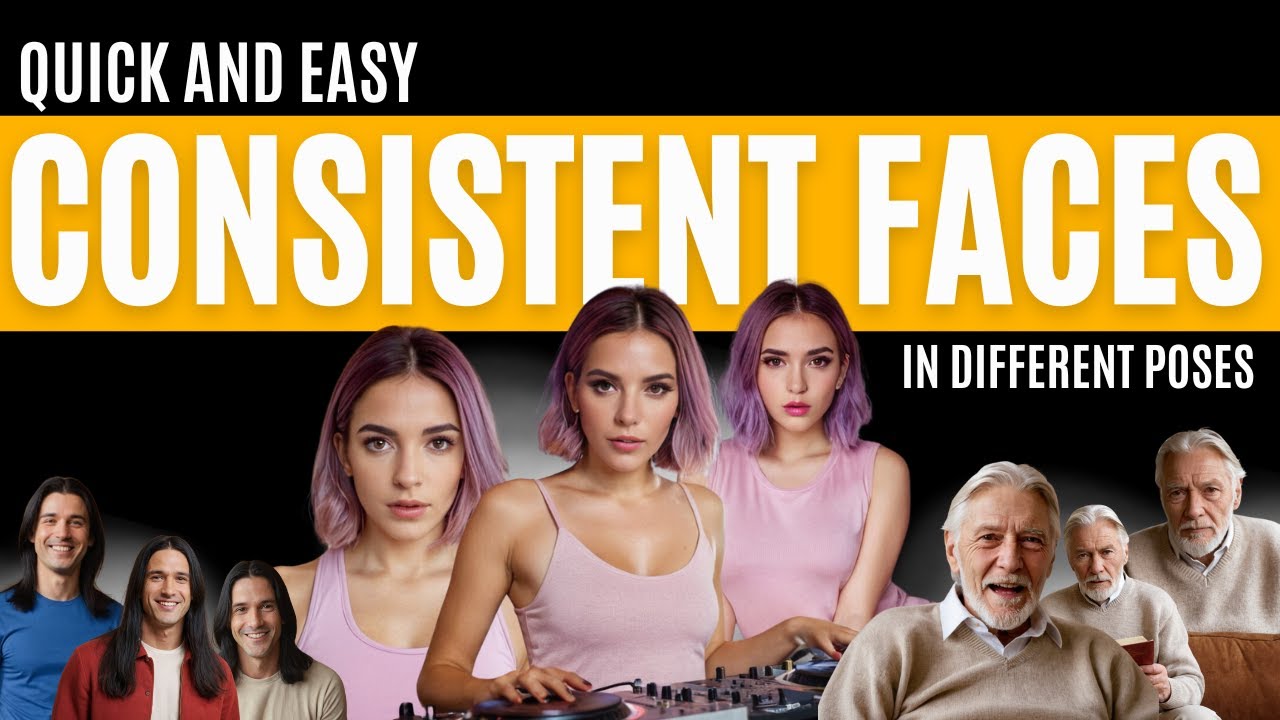 Create Same Face Consistent AI Images | Simplest method | Using Fooocus - YouTube