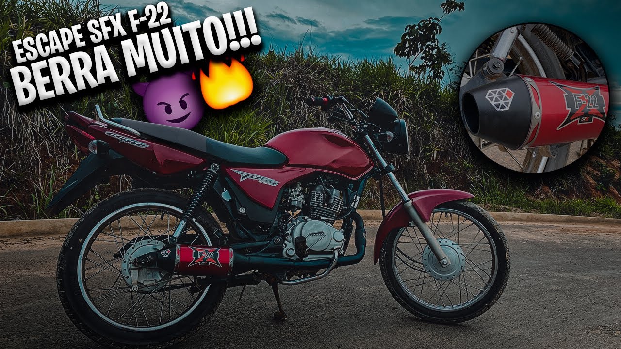 SFX F-22 NA TITAN 150 CARBURADA (primeiras impressões) - YouTube