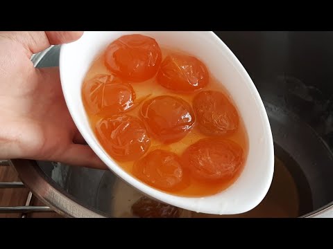 Ezilmeden Tane - Tane Kayısı Reçeli Yapımı ✔/ Абрикосовое варенье /Ərik mürəbbəsinin hazırlanması