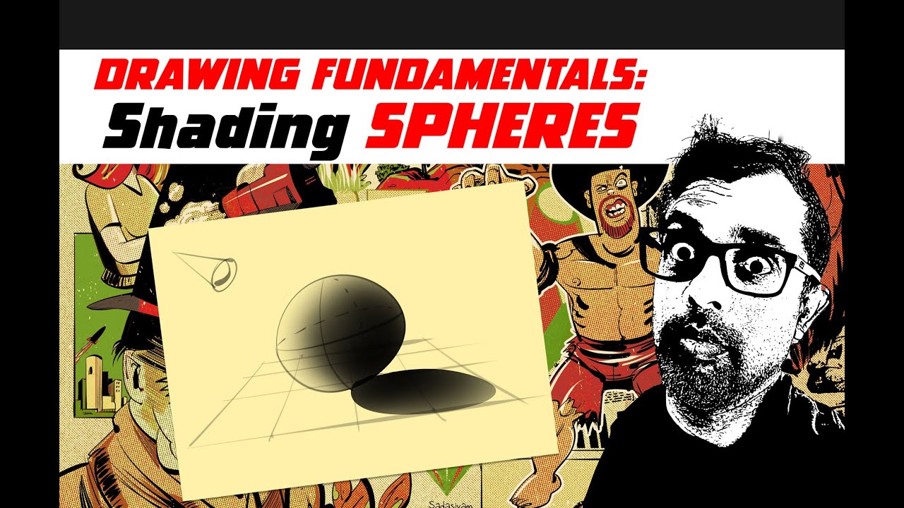 Digital Drawing Fundamentals: How to Shade a Spherical Shape - YouTube