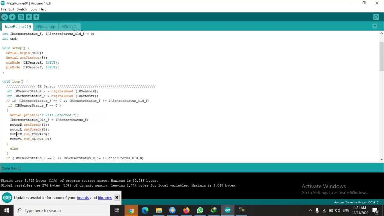SW 04 Maze Runner Robot 01 - YouTube