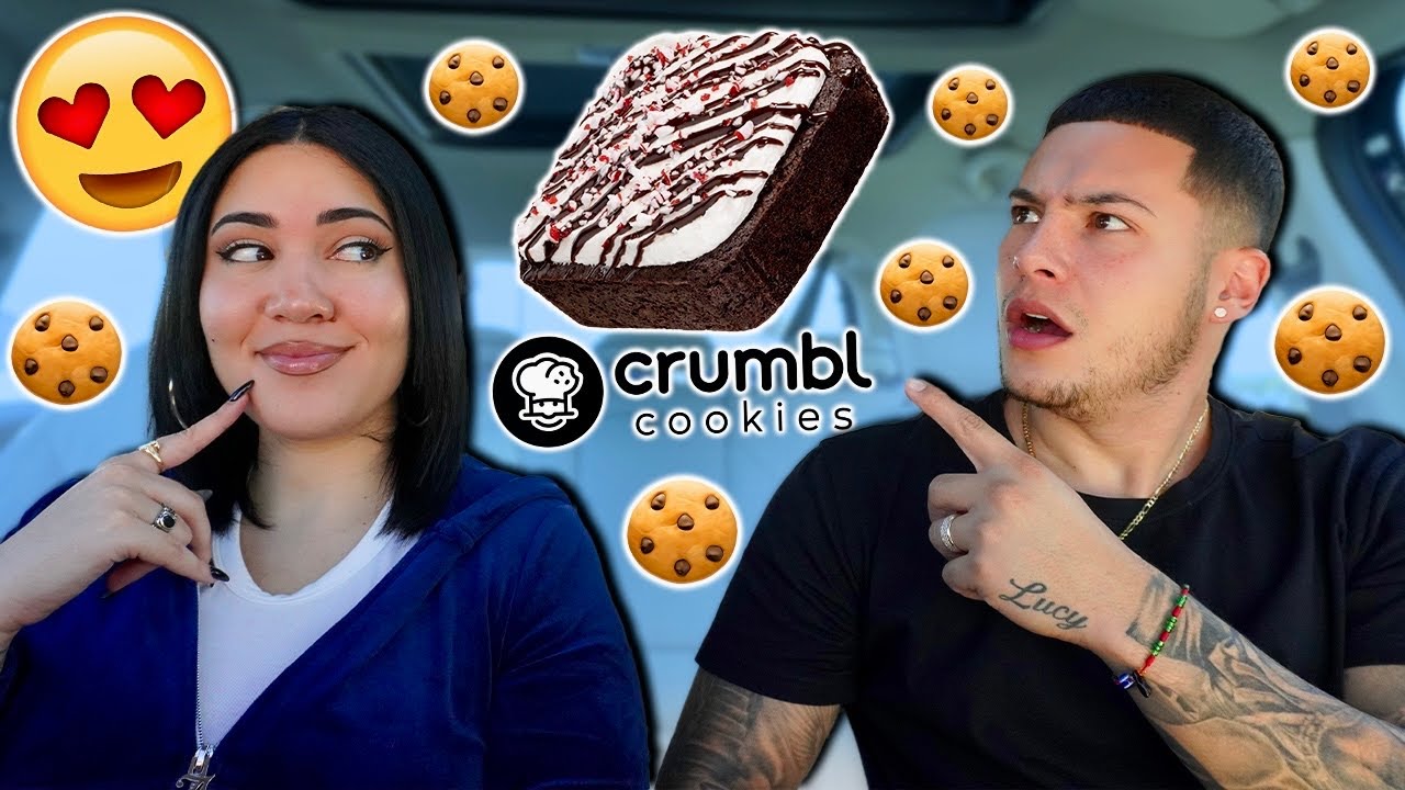 Trying Crumbl Cookies New Flavors!! *Jimmy Fallon* - YouTube