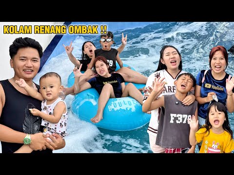 VLOG BERENANG DI KOLAM OMBAK SERU BANGET !! Yogafamilly