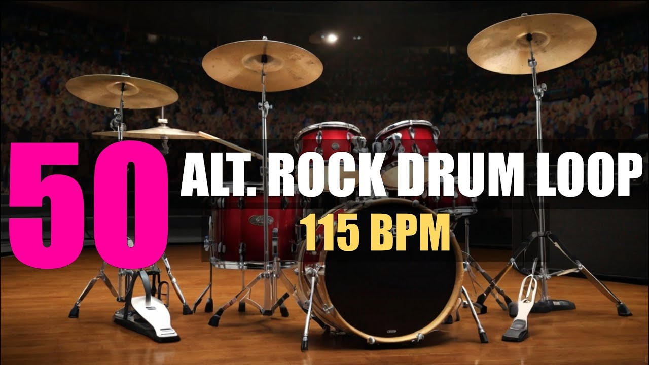 [ FREE ] ALTERNATIVE ROCK Drum Loops - 115 bpm - YouTube
