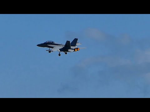 FMS F/A-18 Super Hornet with afterburner - YouTube