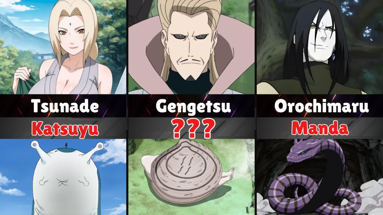 List of All Summoning Animals in Naruto & Boruto (Canon Guide) - YouTube