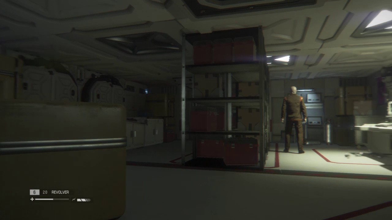 Alien: Isolation part 13:Locked up on lock down stuck in a locker - YouTube