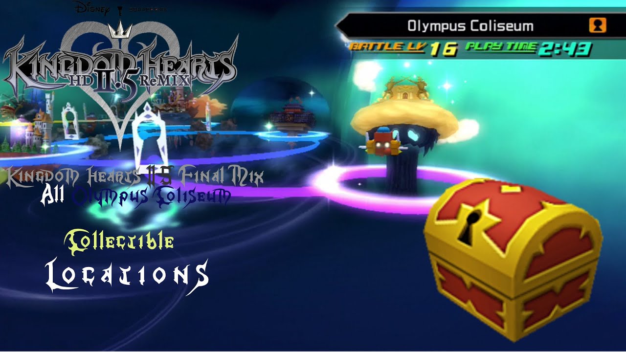 Kingdom Hearts 2.5 Final Mix - All Olympus Coliseum Collectible ...