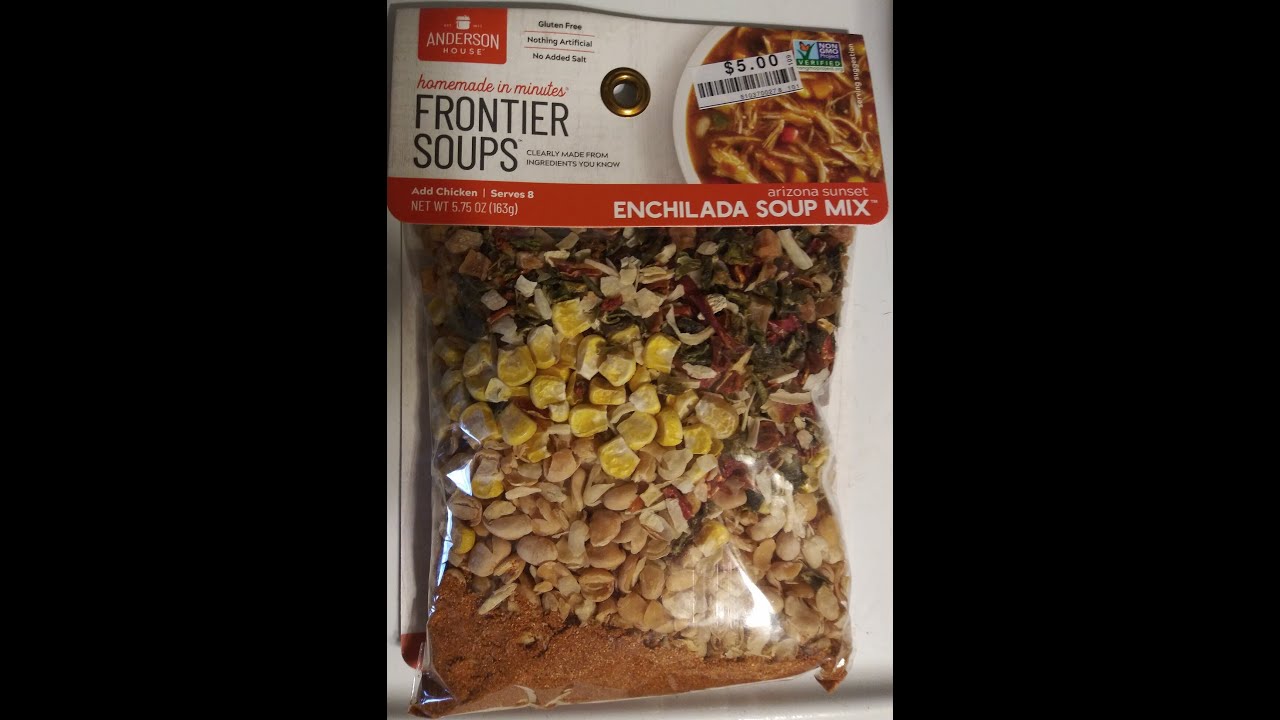 Anderson House Frontier Soups Enchilada Soup Mix Review - YouTube