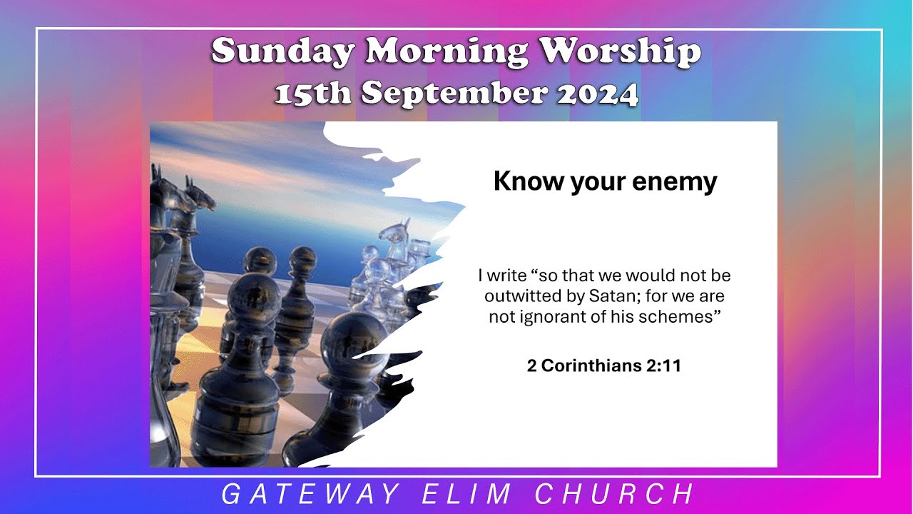 Sunday Morning Worship - 15th September 2024 - YouTube