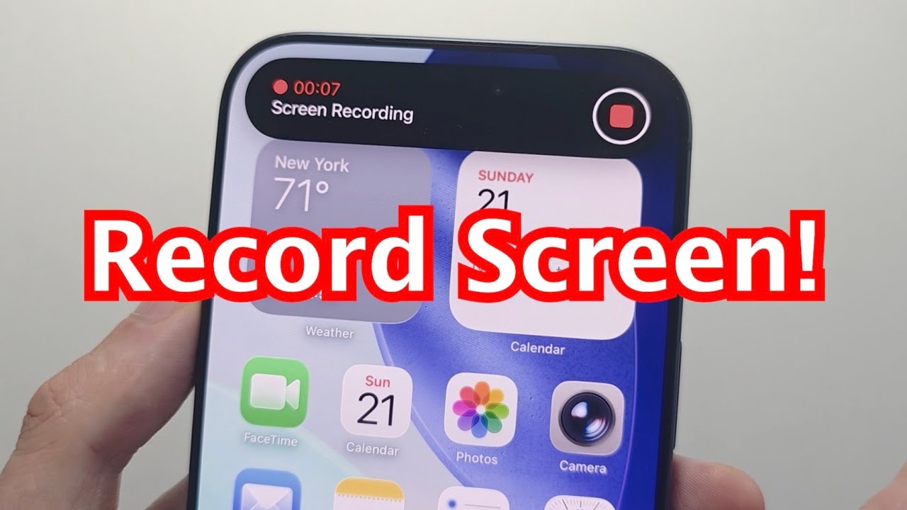 iPhone 17: How to Screen Record! (iOS 26) - YouTube