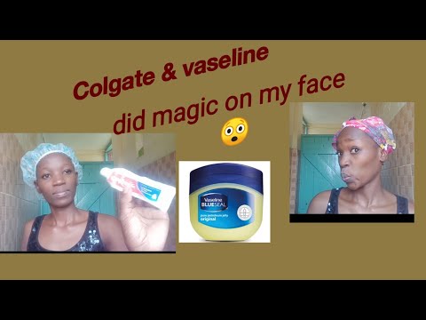 HOW TO ACHIEVE SMOOTH FACE WITH COLGATE AND VASELINE#beauty#skincare ...