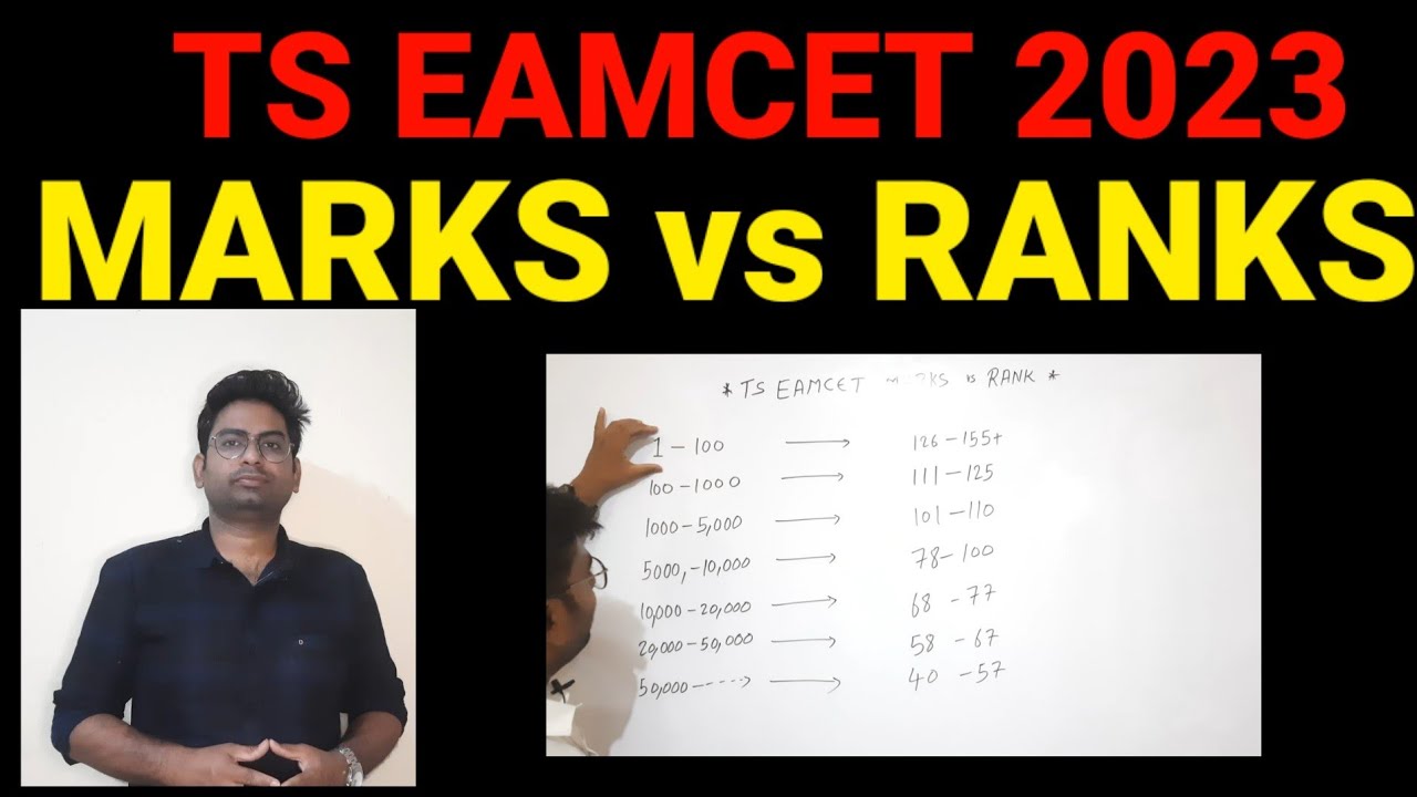 TS EAMCET 2023 MARKS VS RANK|EAMCET MARKS VS RANK|TS EAMCET 2023|# ...