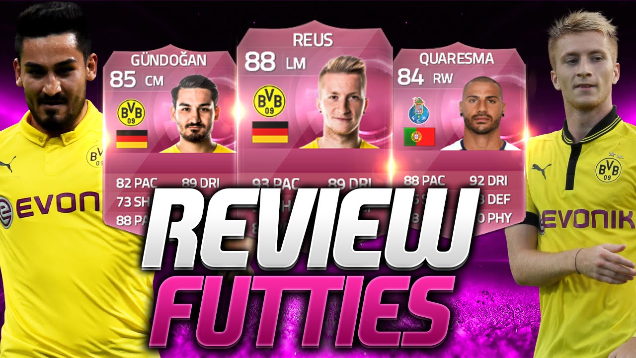 FIFA 15 | REVIEW FUTTIES | REUS, GÜNDOGAN & QUARESMA - YouTube