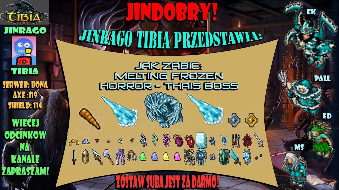 Tibia - Melting Frozen Horror Thais Boss - YouTube