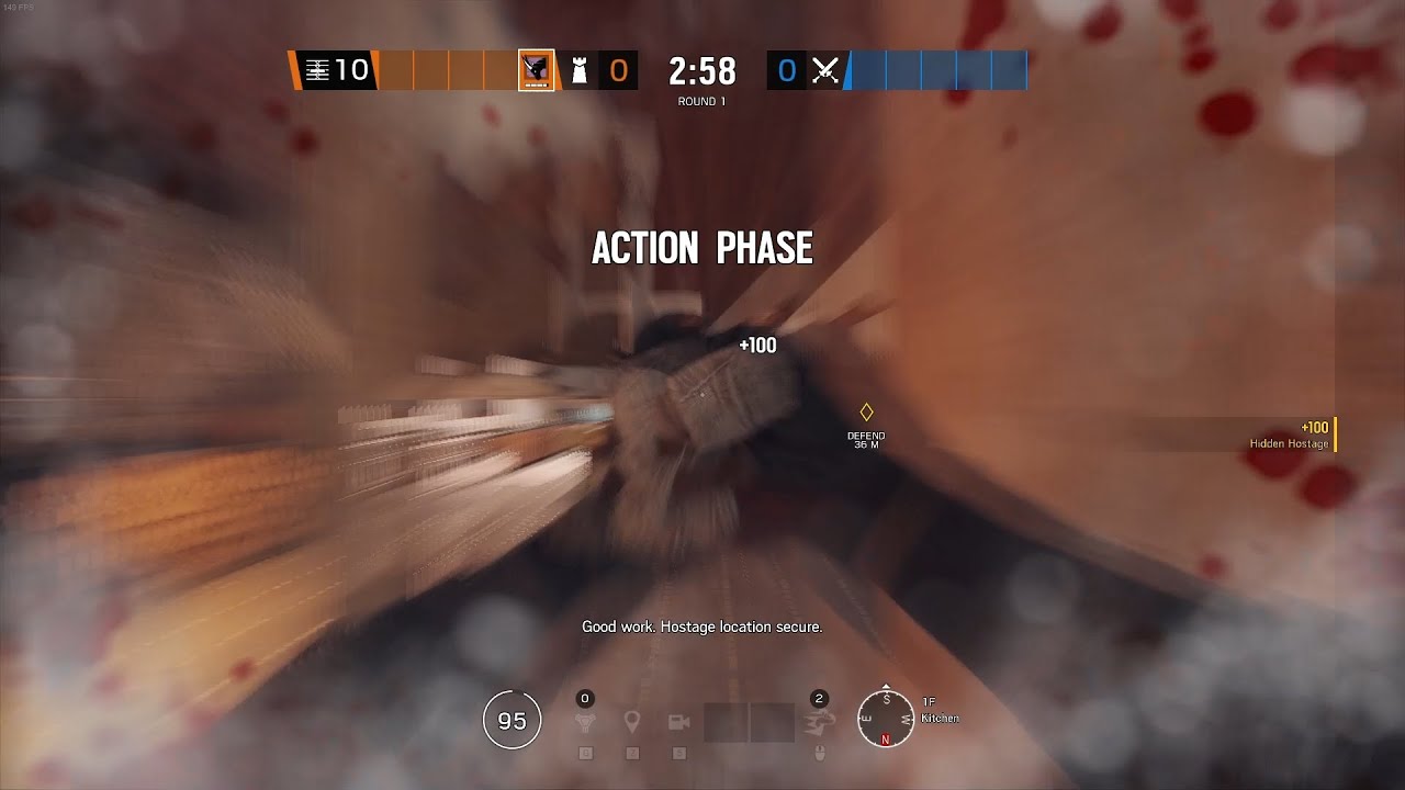 Trying to die with oryx remah dash in 1 round (excluding prep phase) | Rainbow Six | Noob ...