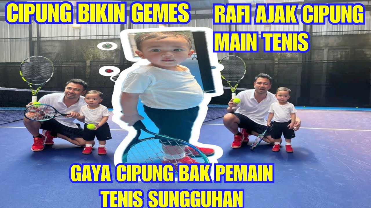 AKSI RAYANZA MAIN TENIS BARENG RAFI AHMAD BIKIN GEMES - YouTube