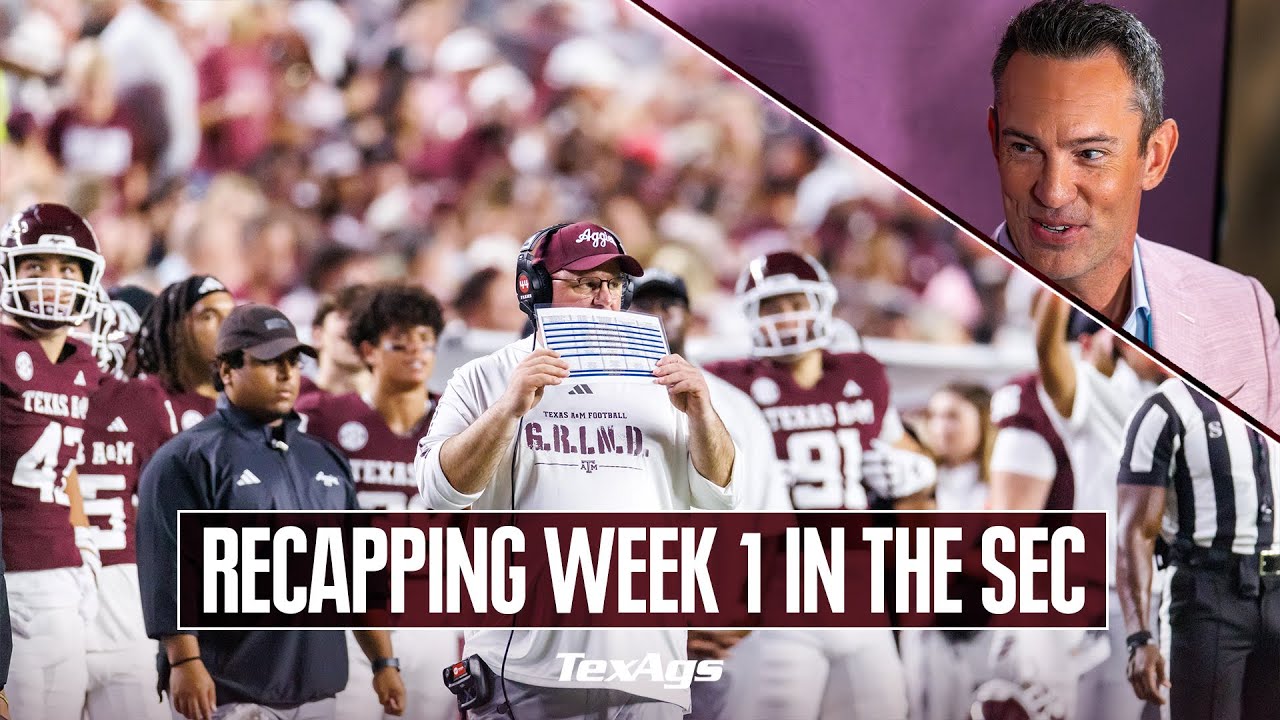 SEC Network host Peter Burns highlights progression of A&M's offense ...