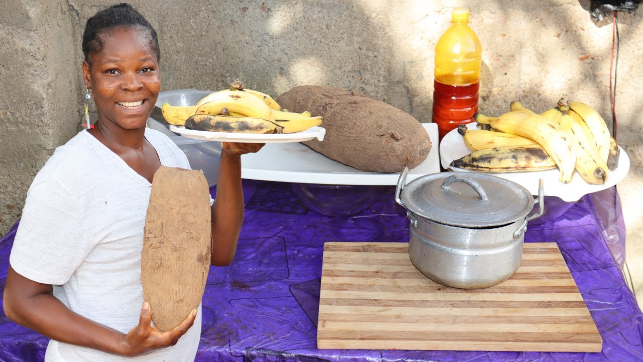 Plantain & Yam Recipe In A Native Way || African Native Food #food # ...