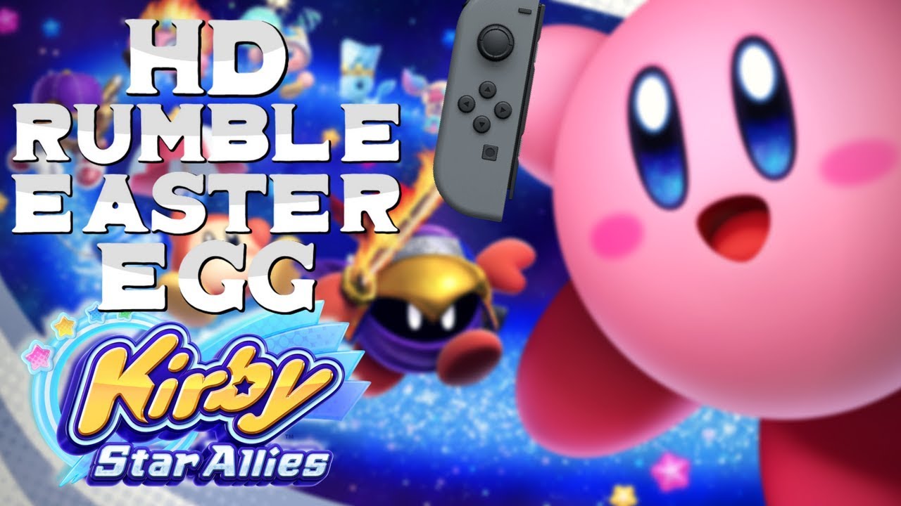 Kirby Star Allies HD Rumble & Gameboy Easter Egg - YouTube