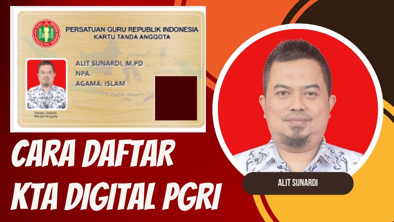 CARA DAFTAR KTA DIGITAL PGRI - YouTube